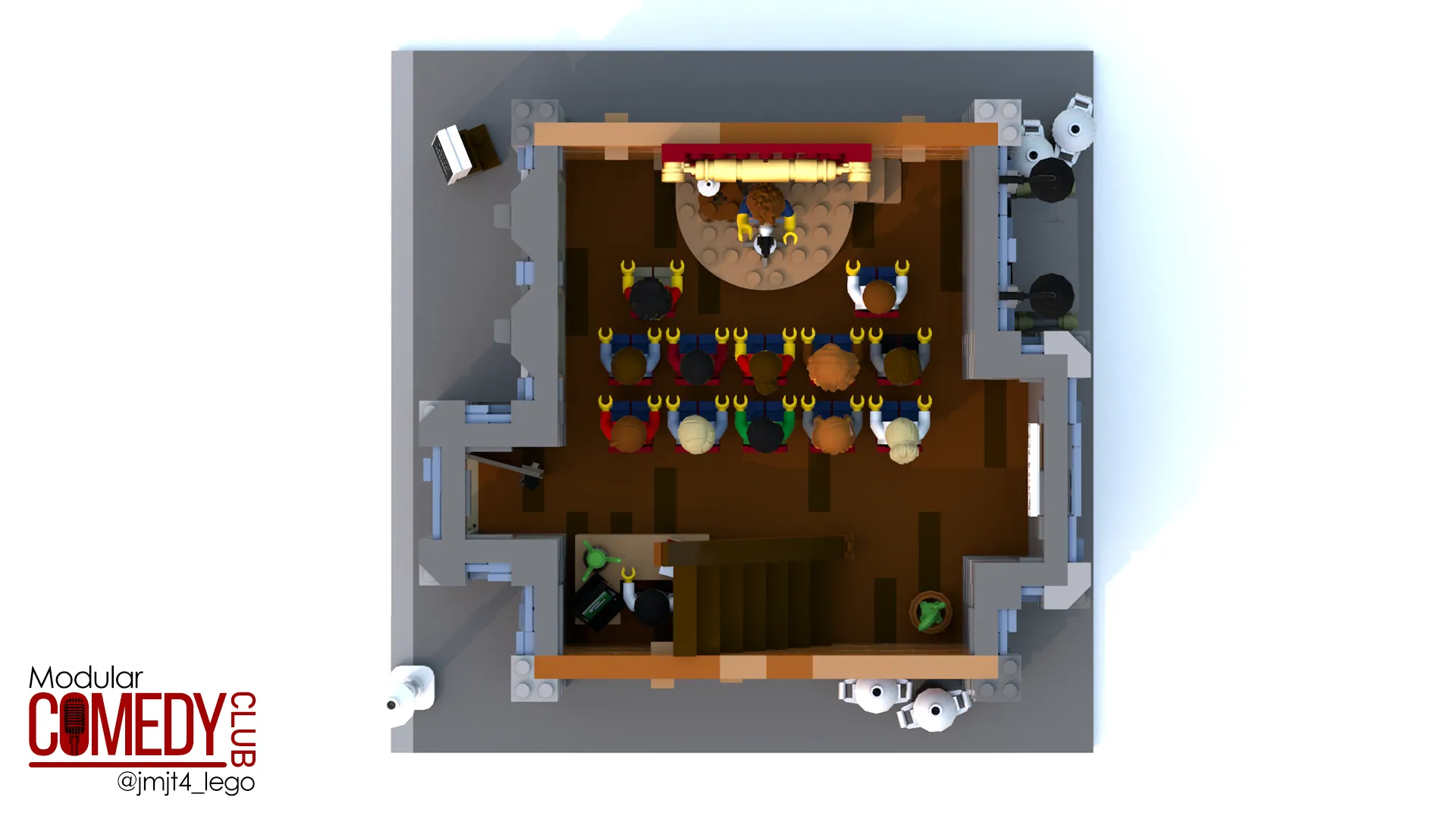Modular Comedy Club | LEGO® Ideas