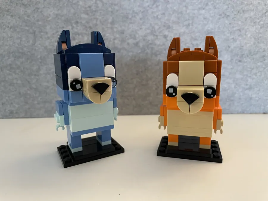 LEGO IDEAS - Bluey And Bingo BrickHeadz
