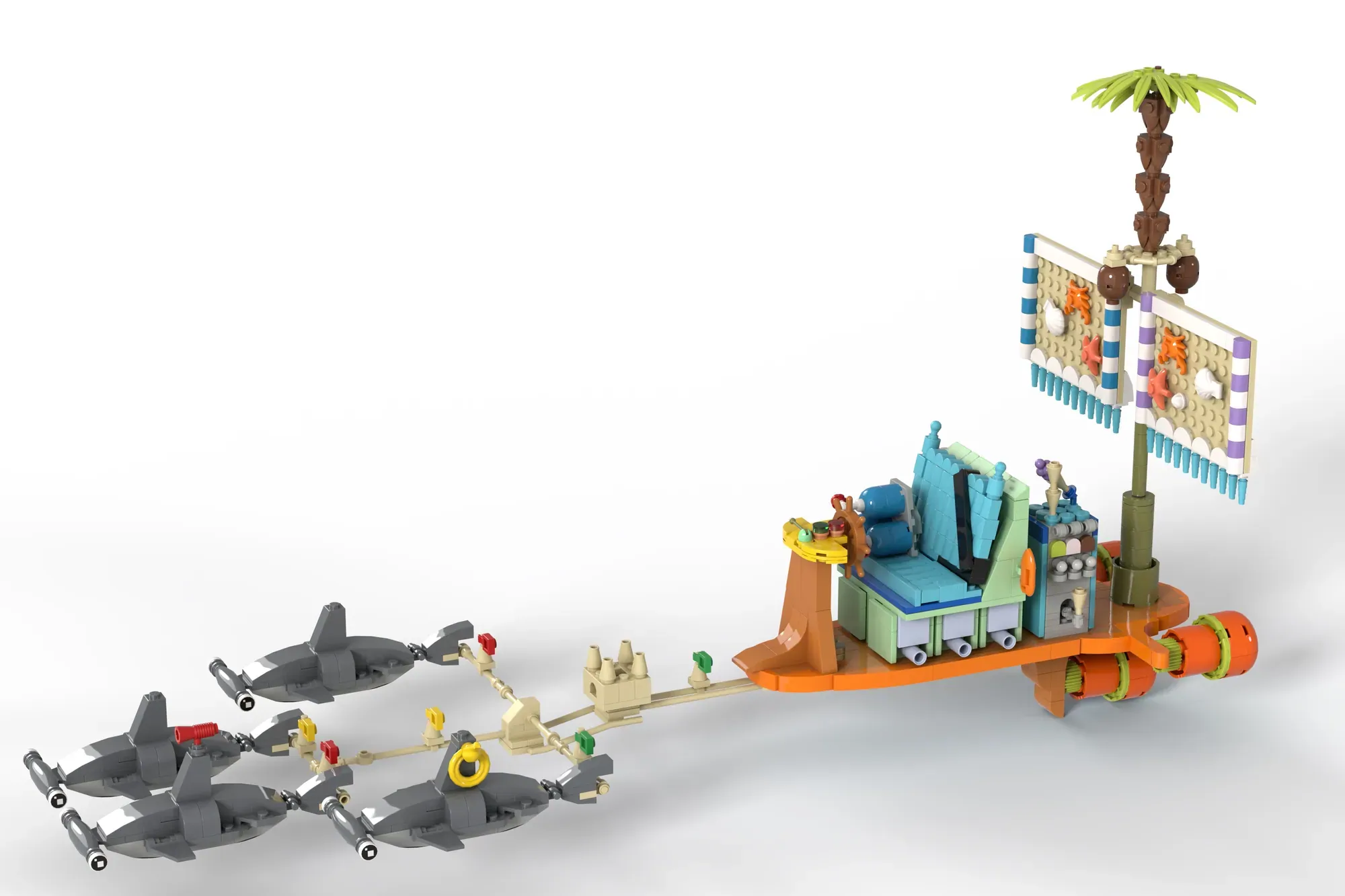 The 3001 Spaceship of Captain Coconut | LEGO® Ideas