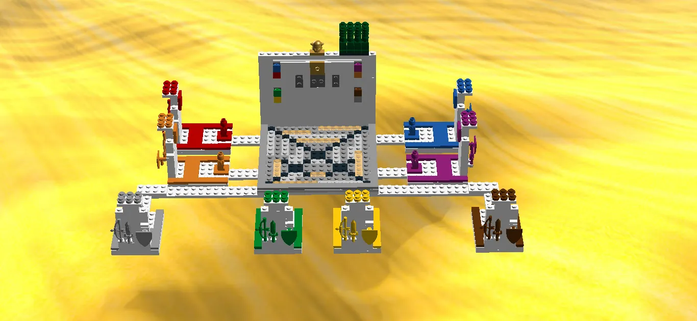 The Tournament of Colors LEGO Board Game | LEGO® Ideas
