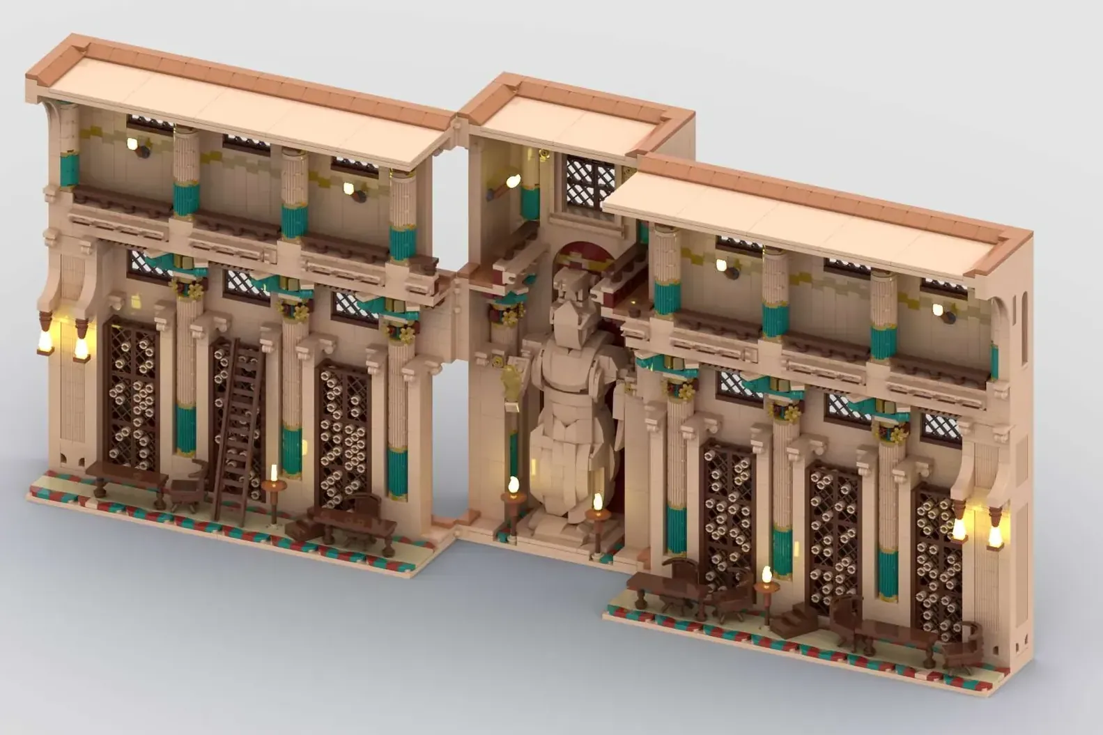 The Great Library of Alexandria Book Nook | LEGO® Ideas