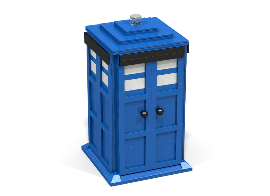 Lego Doctor Who Tardis Decals