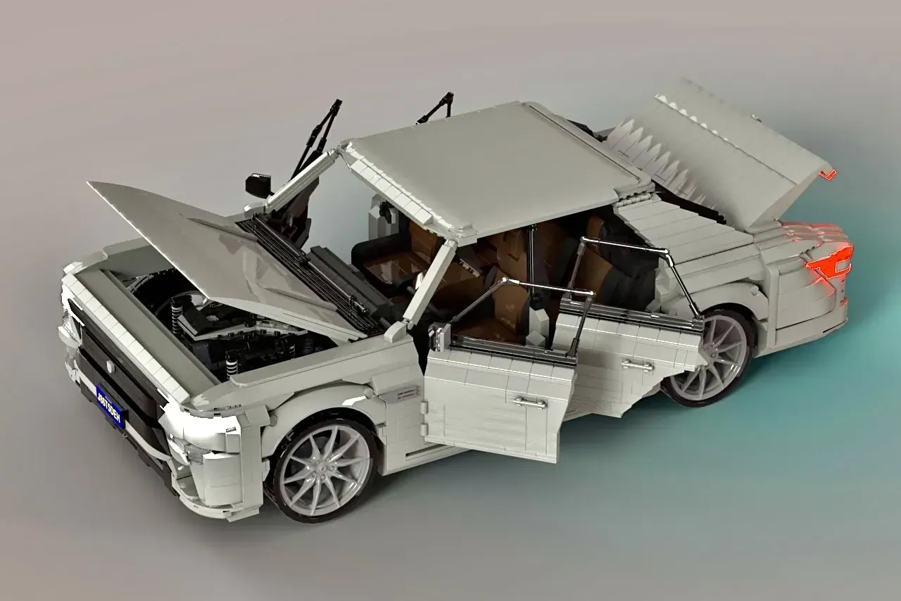 Sedan Car With Working Engine and Suspension | LEGO® Ideas