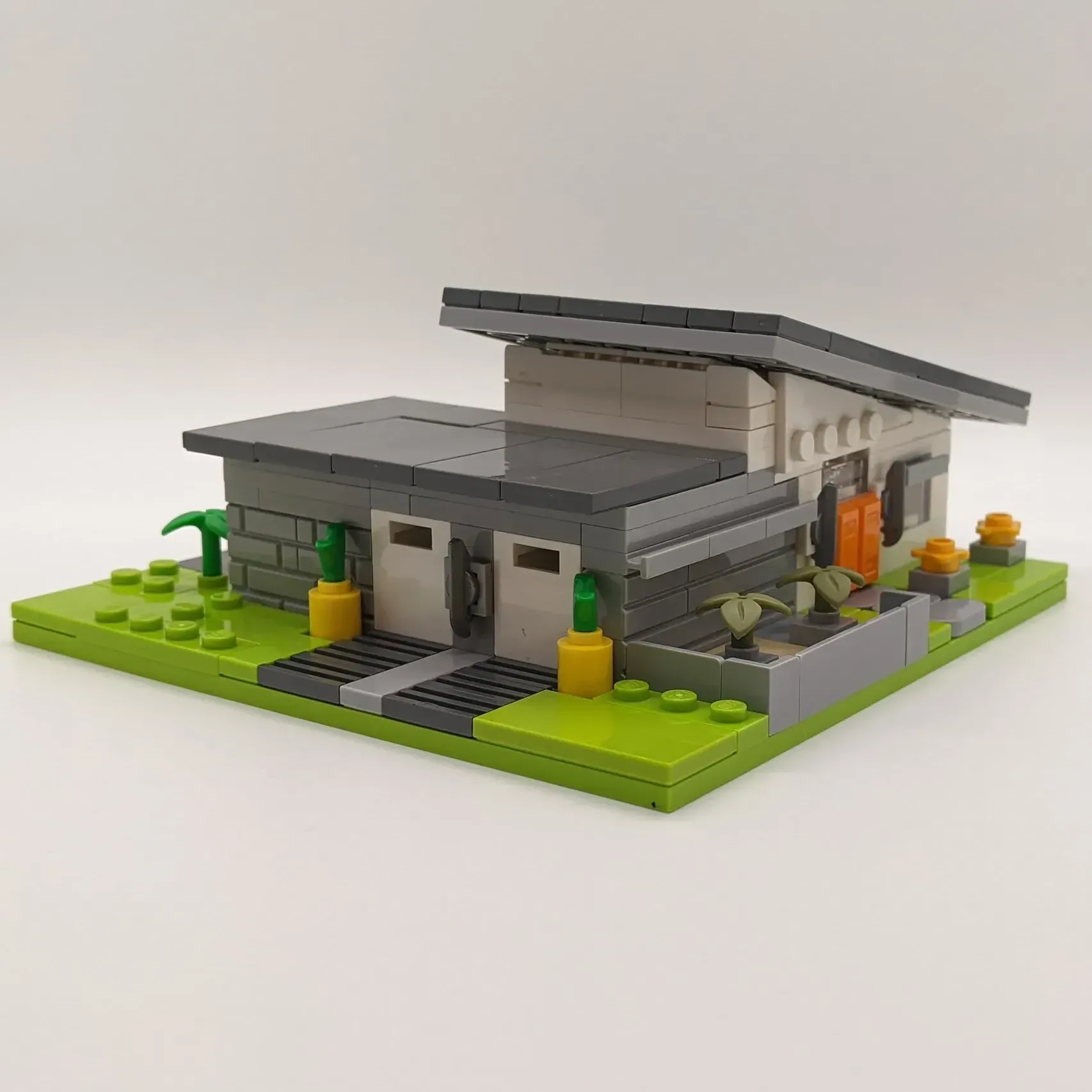 Microscale Mid-Century Modern Rambler | LEGO® Ideas