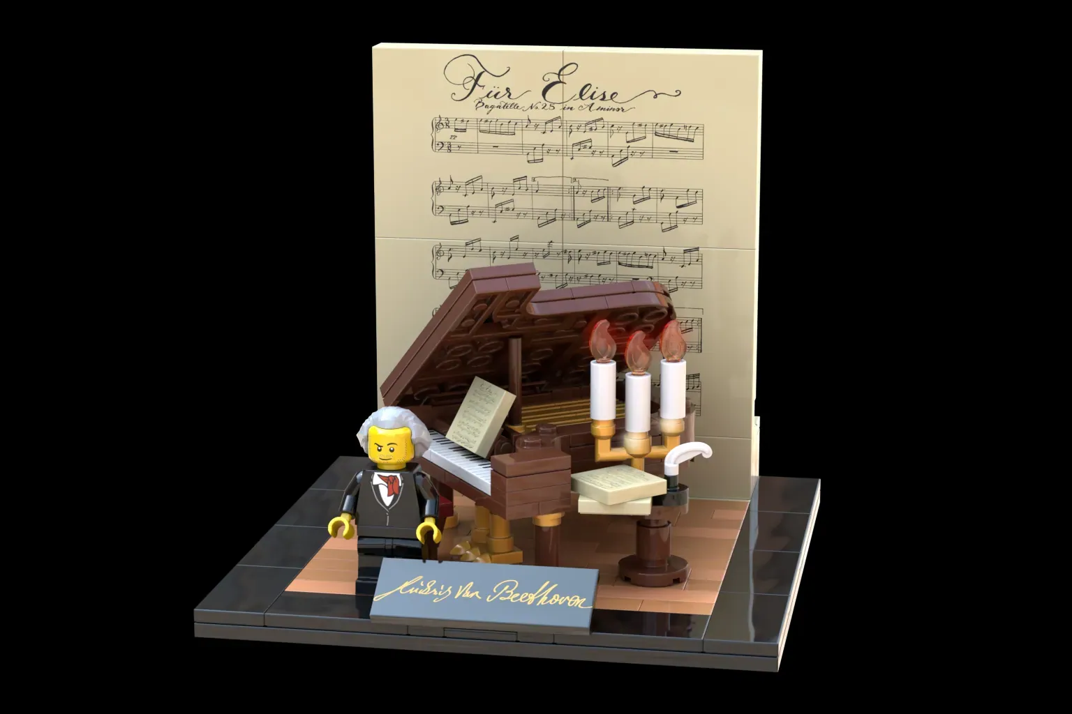 Ludwig Van Beethoven – 200th Anniversary | LEGO® Ideas