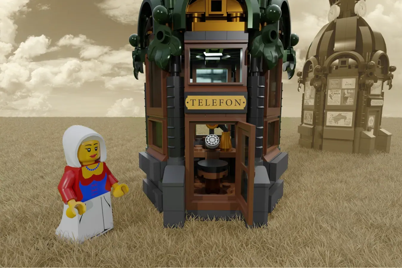 Copenhagen's Telephone Kiosk | LEGO® Ideas