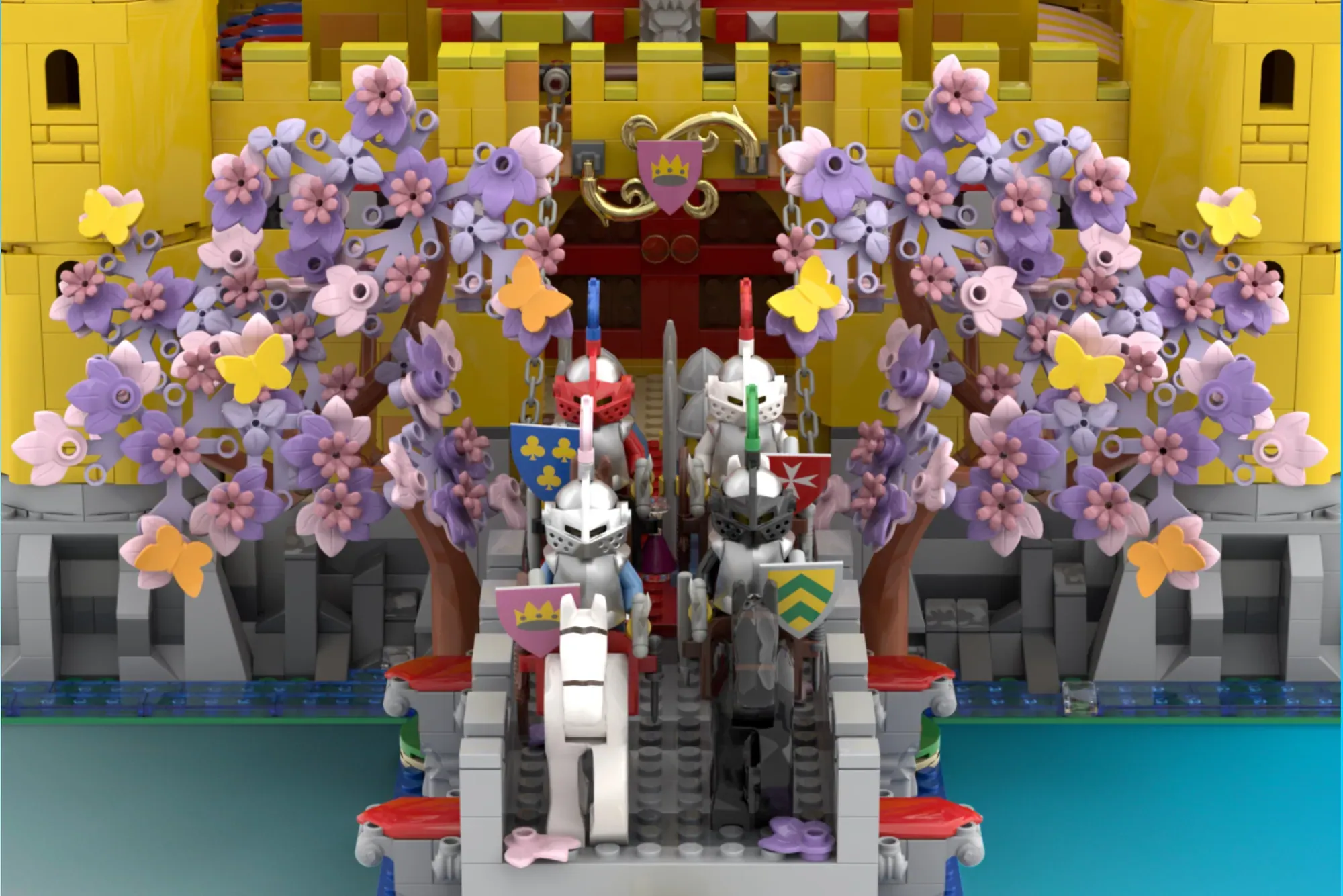 Magnificent Yellow Castle | LEGO® Ideas