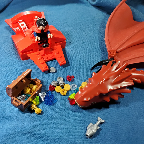 Bart Kills Smaug Lego