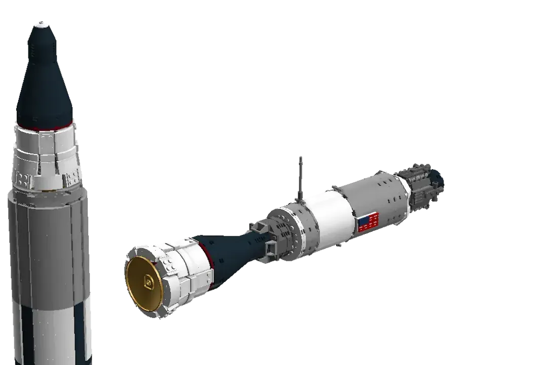 Gemini Capsule With Titan II Booster & Agena | LEGO® Ideas