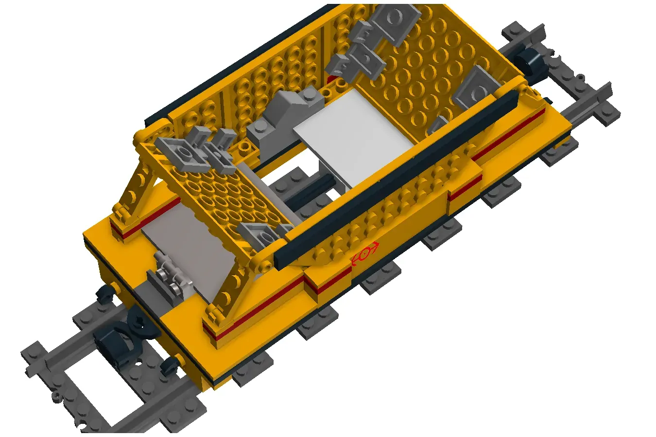 Ballast Train Set [LDD] | LEGO® Ideas