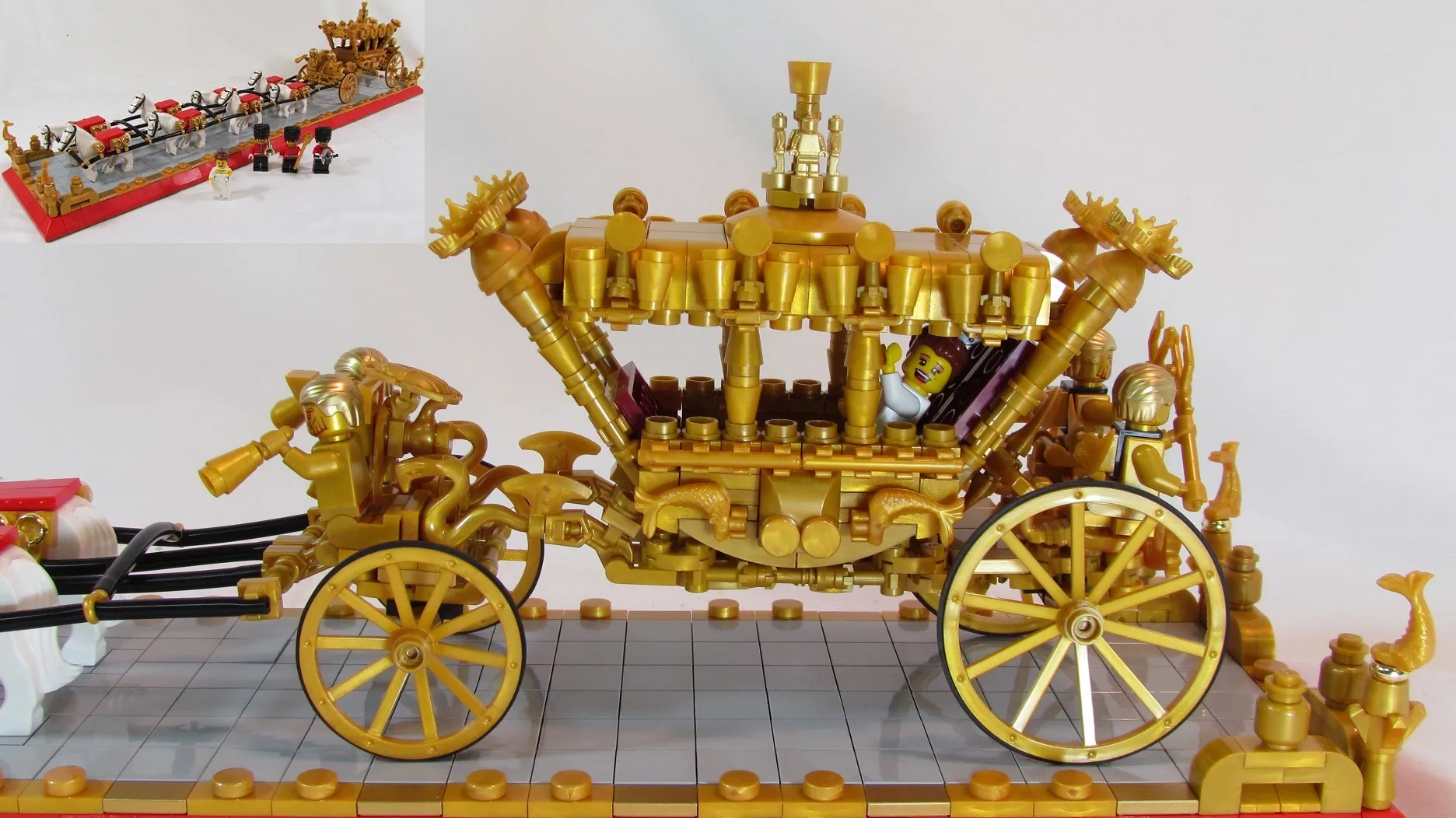 Queen Elizabeth II & the Gold State Coach | LEGO® Ideas