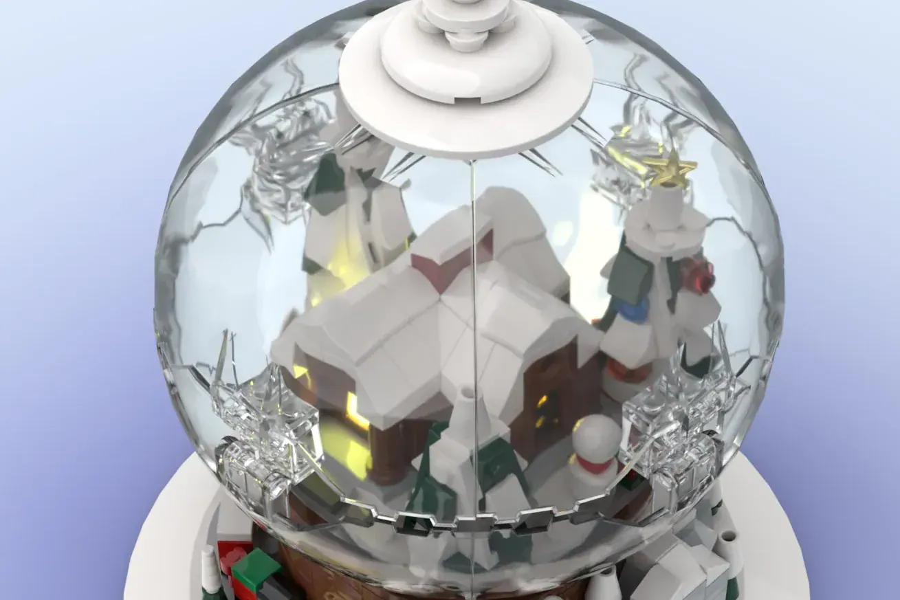 Winter Cabin Snow Globe | LEGO® Ideas