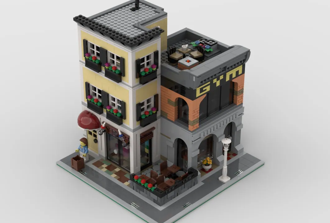 Modular Gym, Smoothie Shop and Jewelry Store | LEGO® Ideas