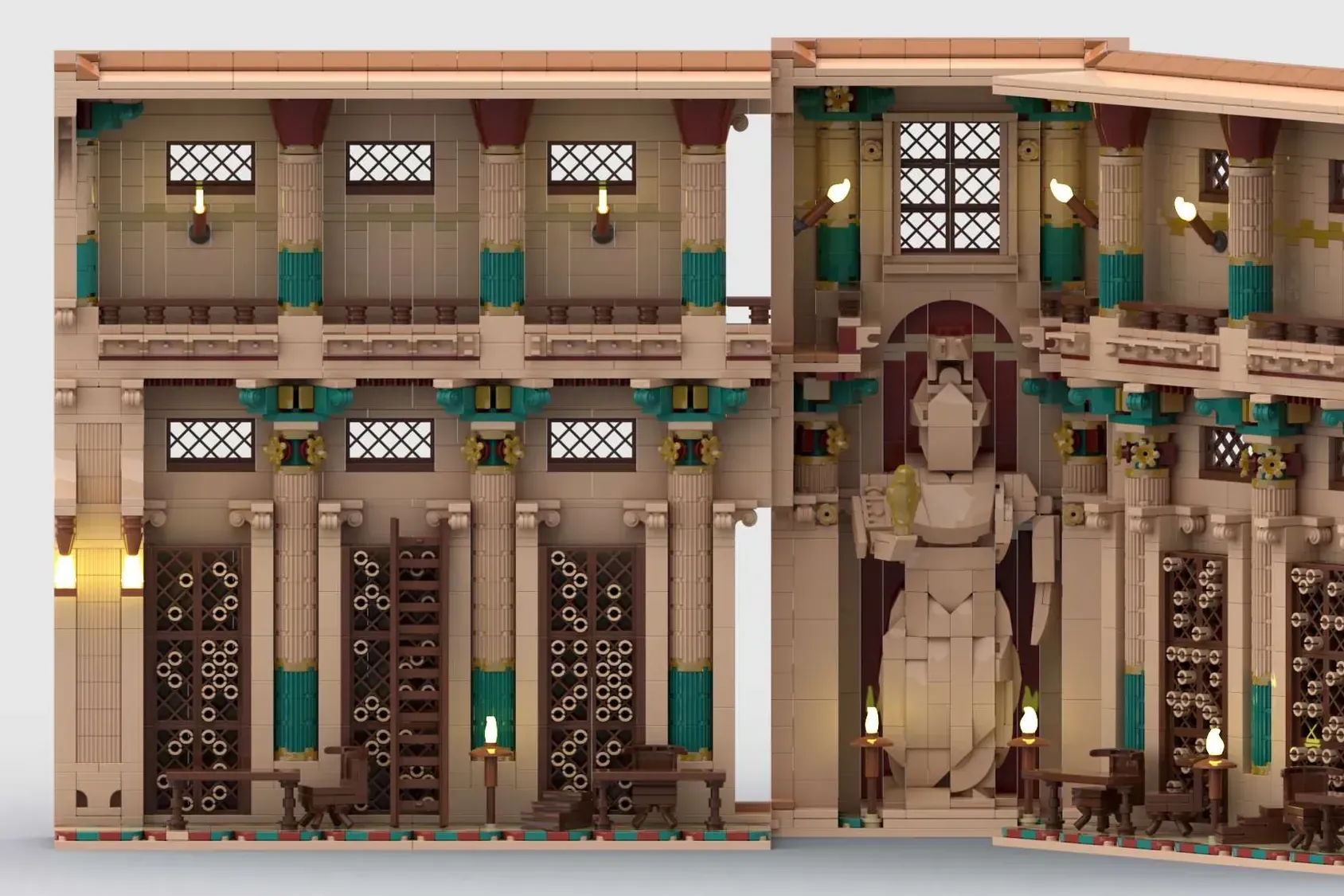 The Great Library of Alexandria Book Nook | LEGO® Ideas