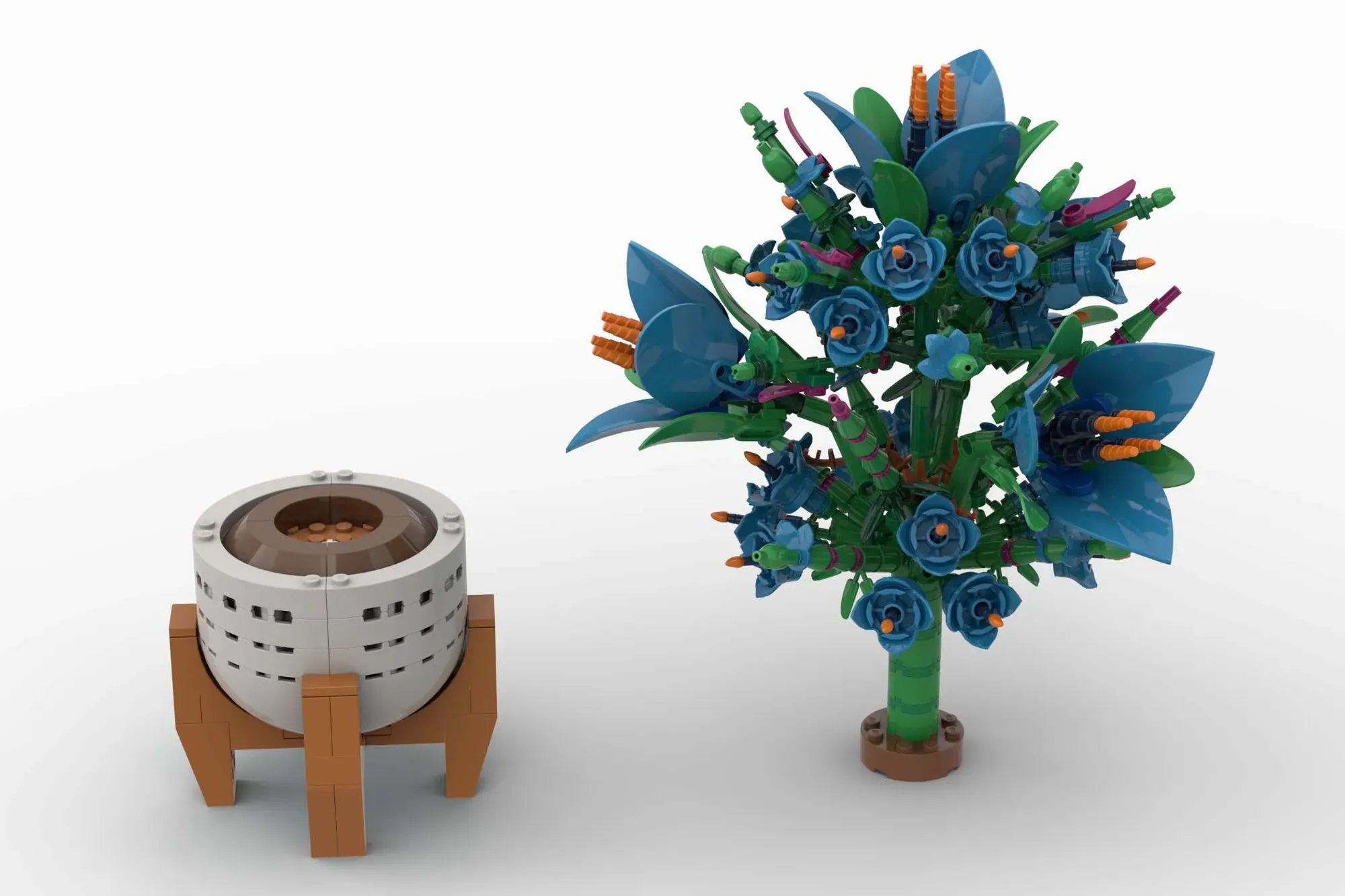 Sapphire Tower (Puya Alpestris) LEGO® Botanical | LEGO® Ideas