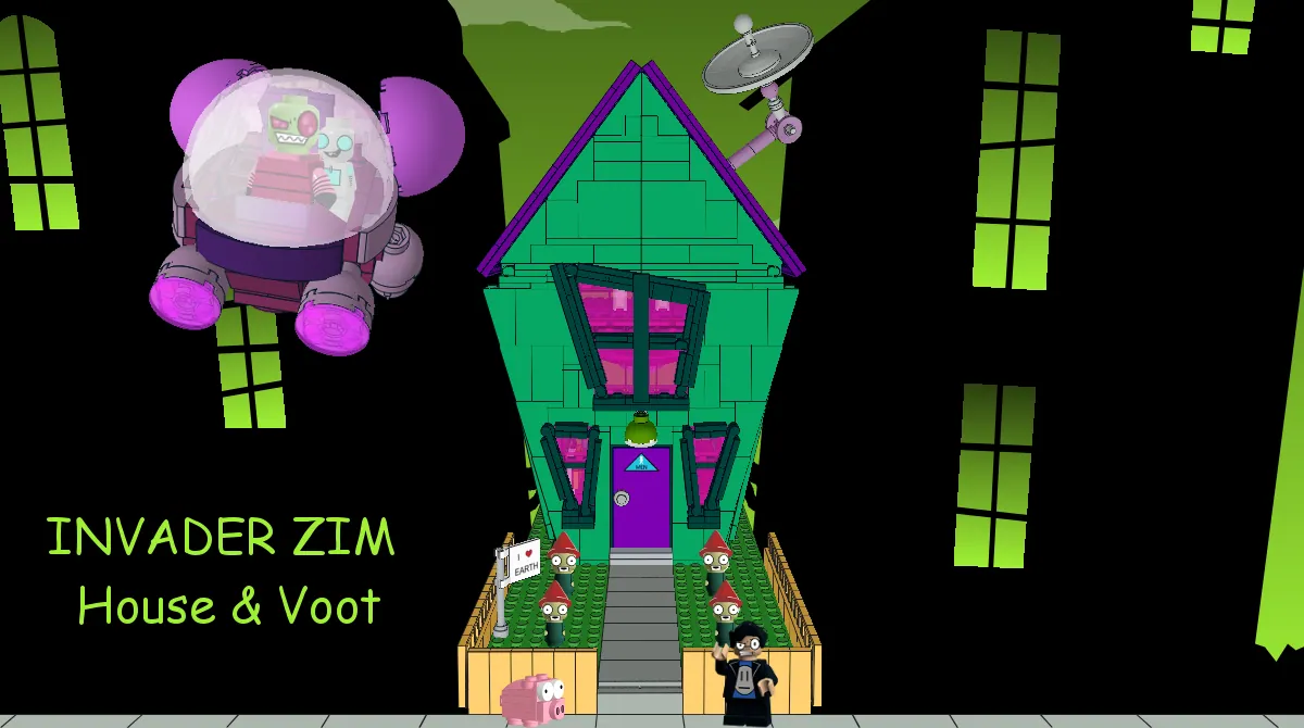 Invader Zim House and Voot | LEGO® Ideas