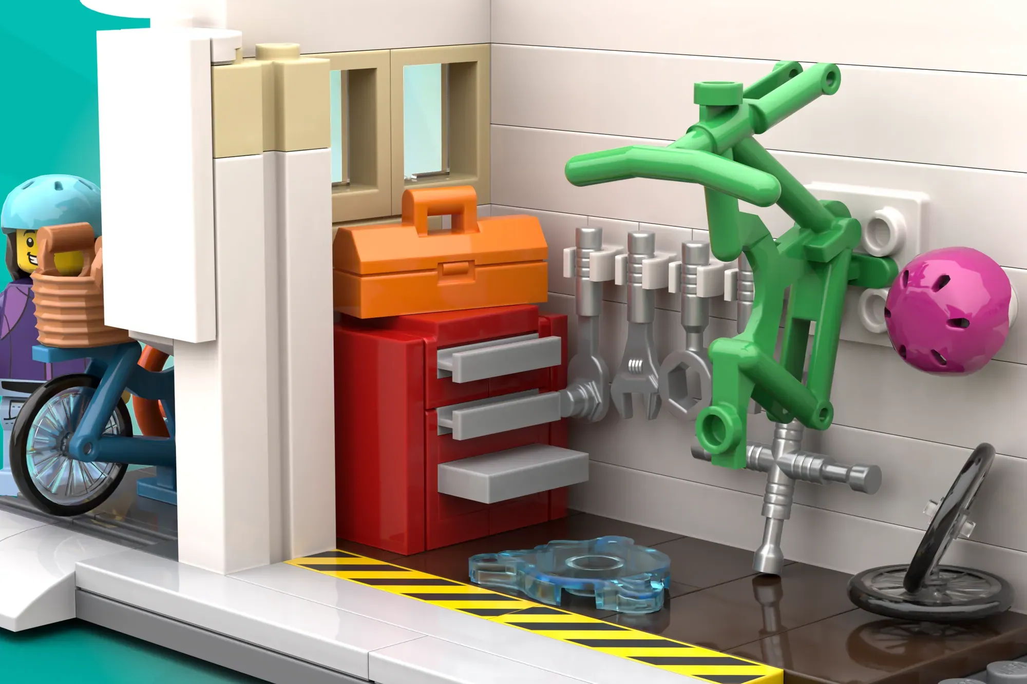 Bicycle Repair Kiosk | LEGO® Ideas