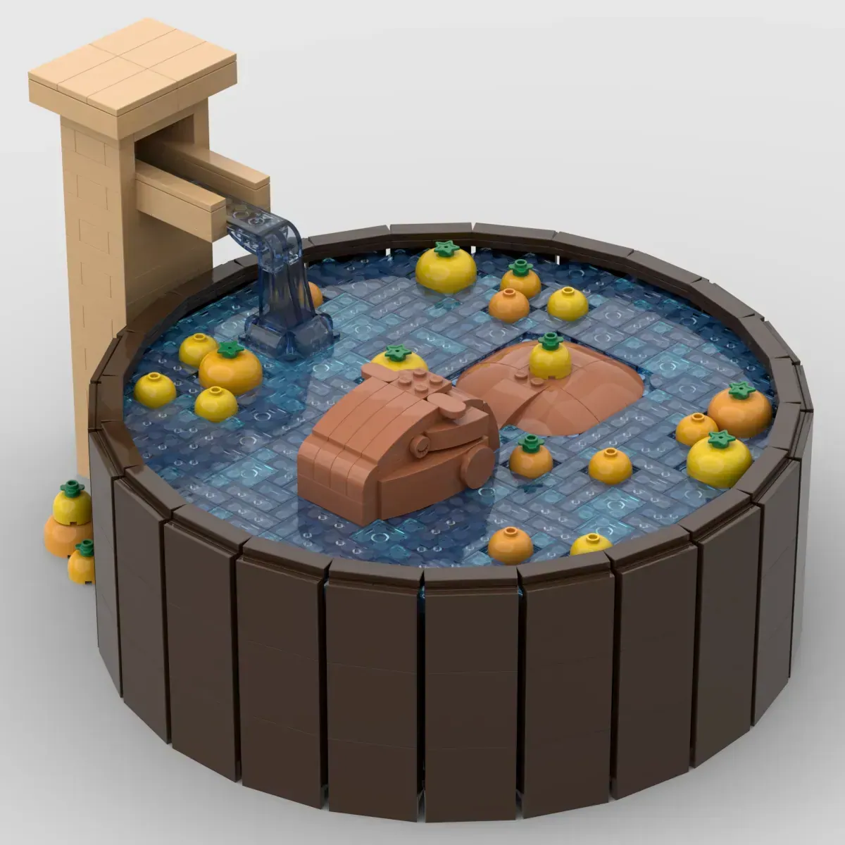 Capybara Yuzu Bath | LEGO® Ideas