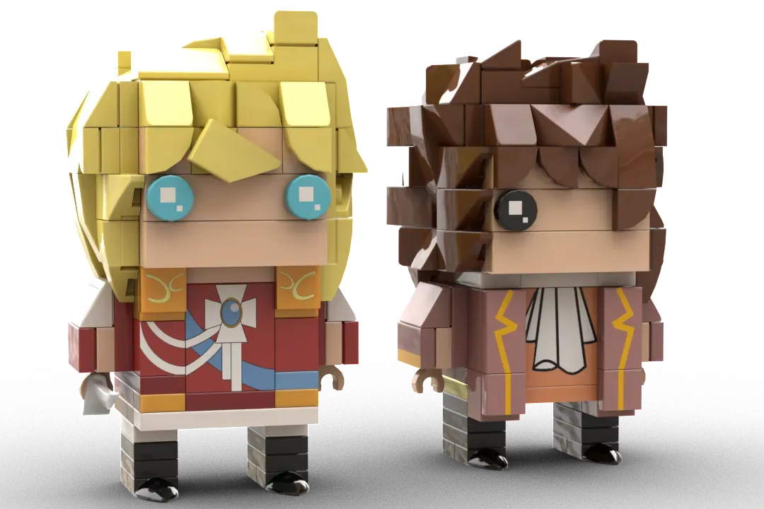 Versailles No Bara: Lady Oscar and André Grandier BrickHeadz | LEGO® Ideas