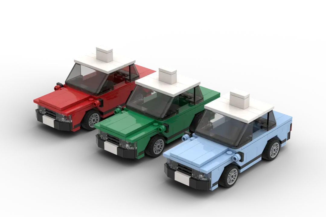 Hong Kong Taxi 3 Types (Red, Green, and Blue) | LEGO® Ideas