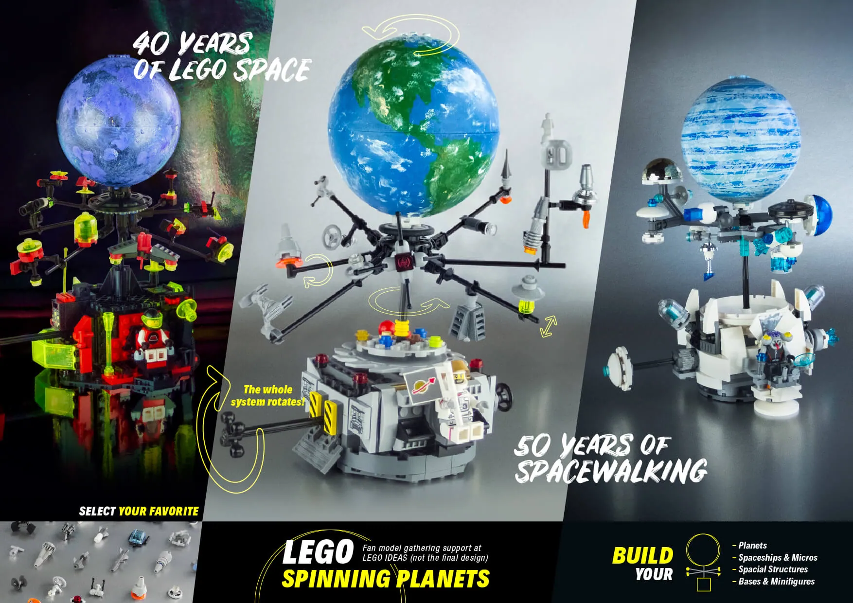 LEGO Spinning Planets | LEGO® Ideas