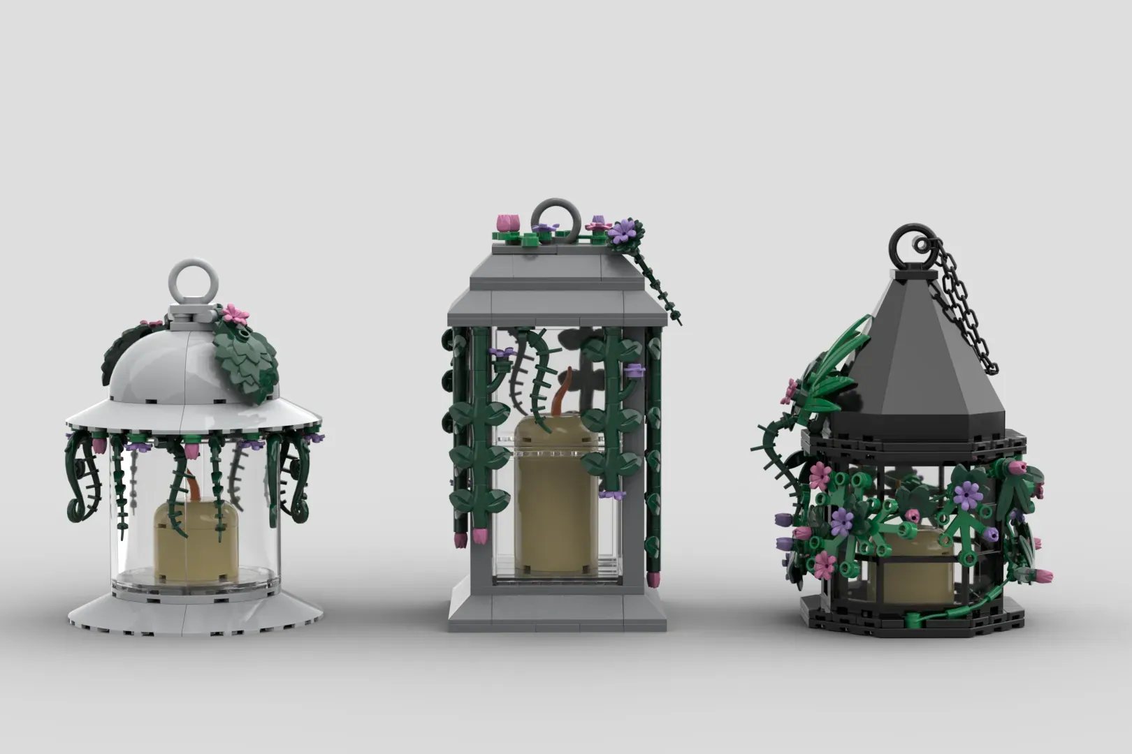 Overgrown Lantern Display | LEGO® Ideas