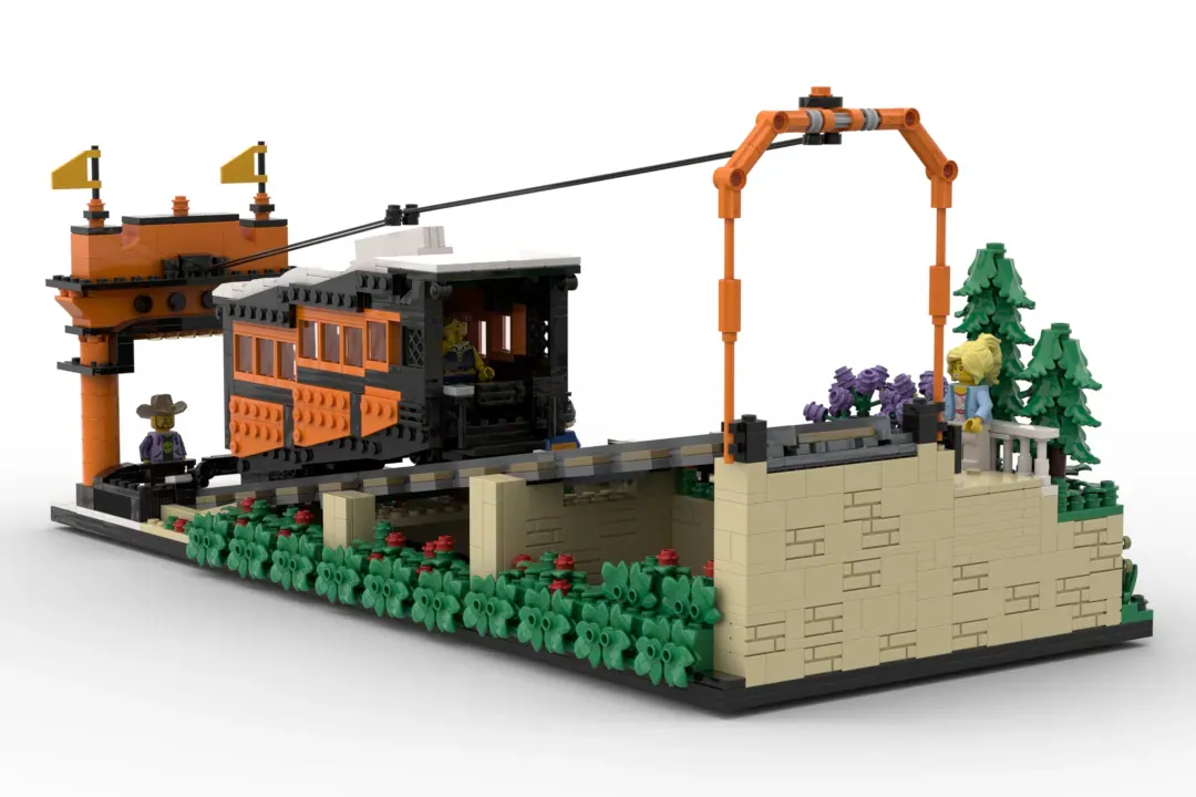 Lego City Funicular Inspired by Angels Flight Railway - Los Angeles ...