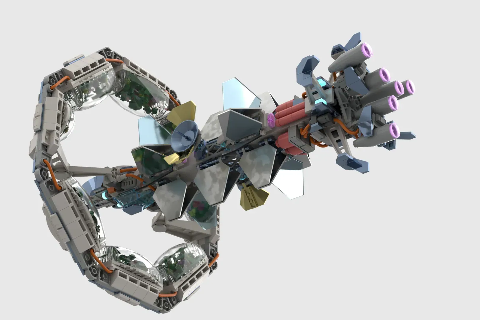 The Ark - A Solarpunk Starship | LEGO® Ideas