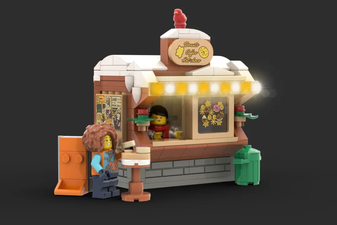 Winter Donuts Stall | LEGO® Ideas