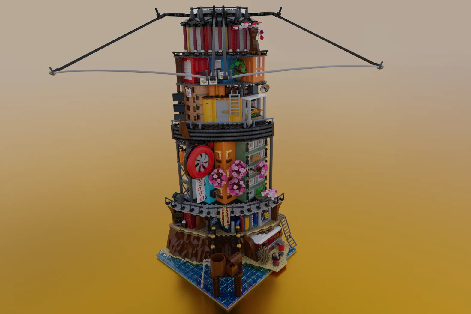 Cyberpunk Styled Umbrella City | LEGO® Ideas
