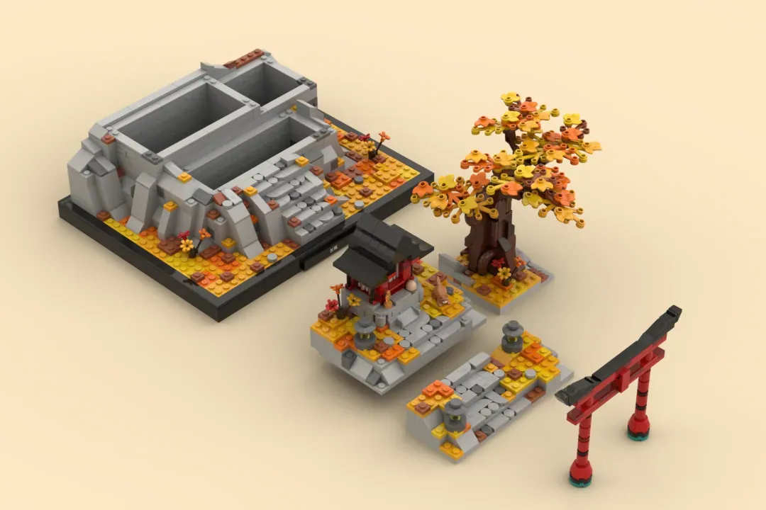 Mountain Shinto Shrine – Autumn Sanctuary | LEGO® Ideas