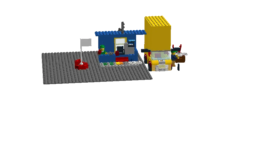 Harvest Times Newspaper Del- Truck and Stand | LEGO® Ideas