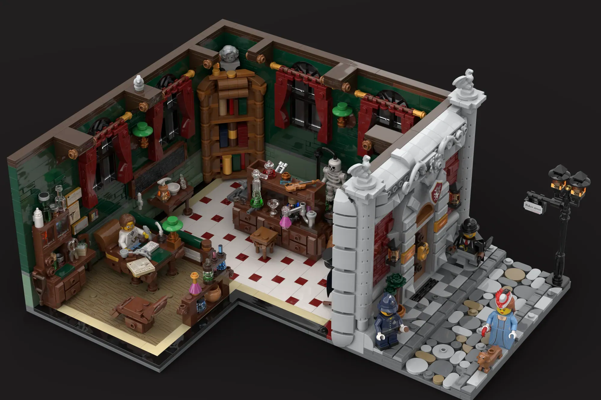 Doctor Watson’s Office: A 19th Century Victorian House | LEGO® Ideas