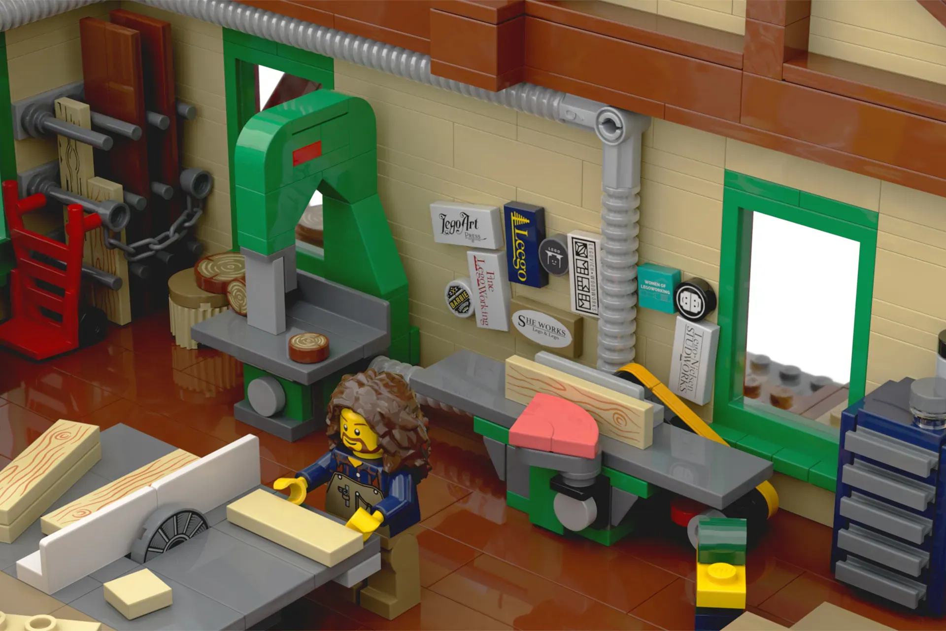 The Red Barn Woodshop | LEGO® Ideas