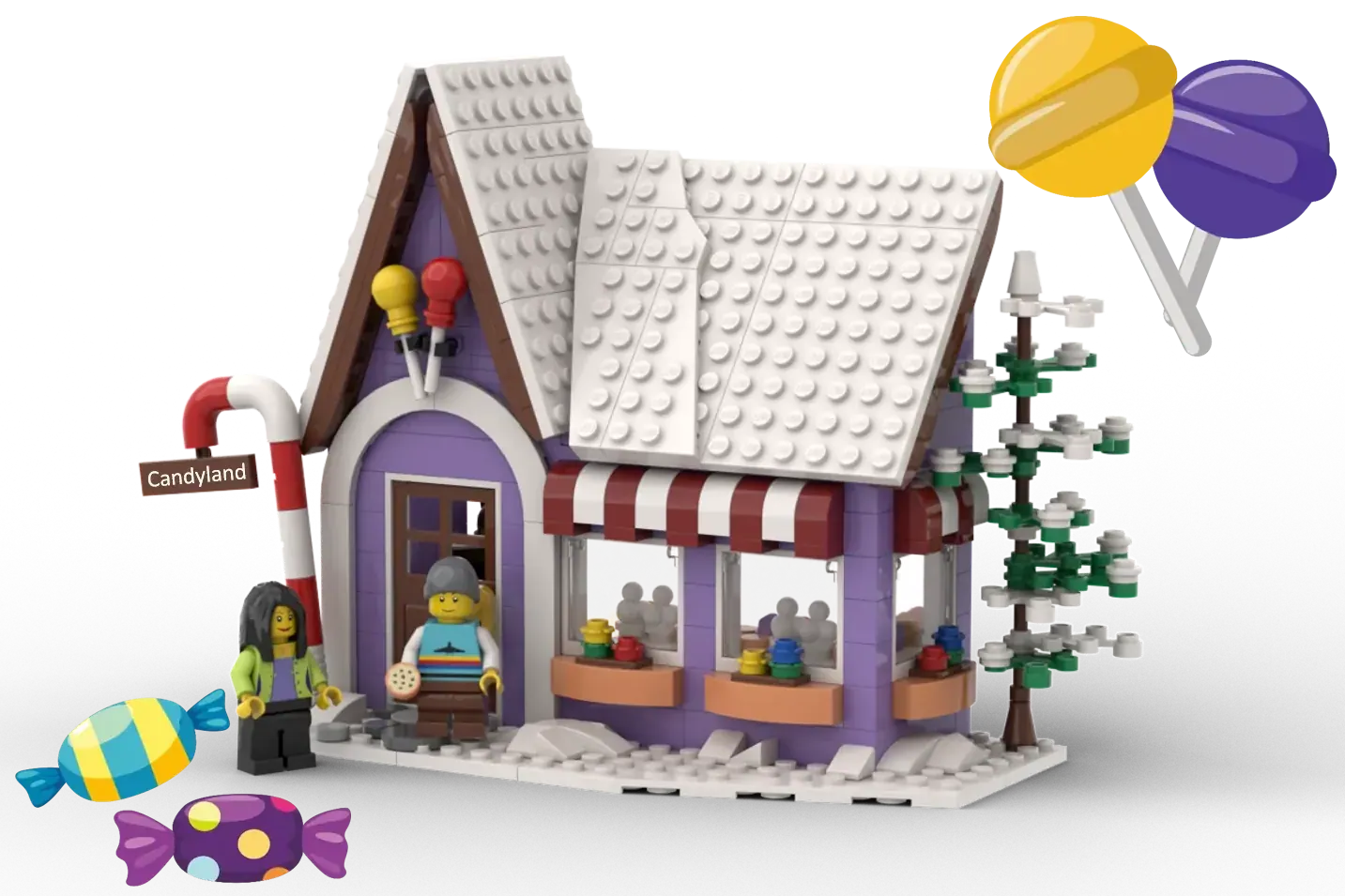 Winter Candystore | LEGO® Ideas