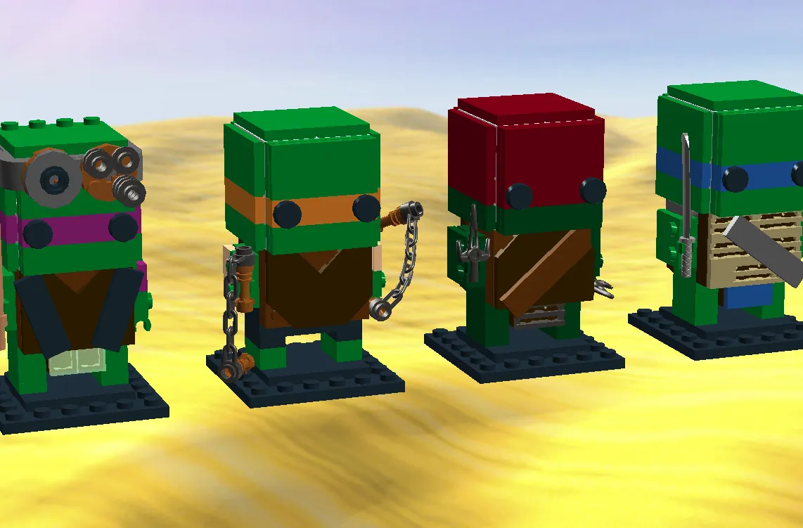 Ninja Turtle Brickheadz | LEGO® Ideas