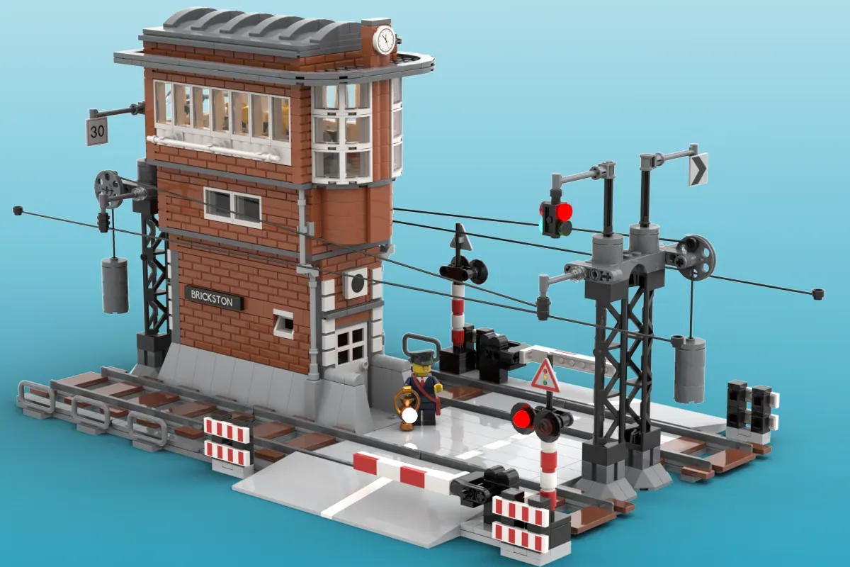 Signal Box / Switch Tower With Crossroad | LEGO® Ideas