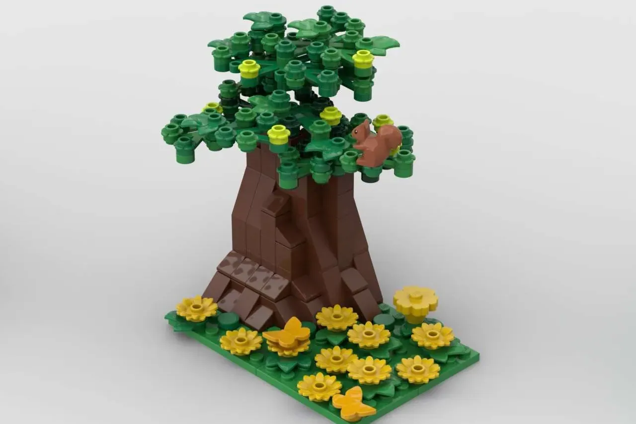 The Four Seasons and a Squirrel | LEGO® Ideas