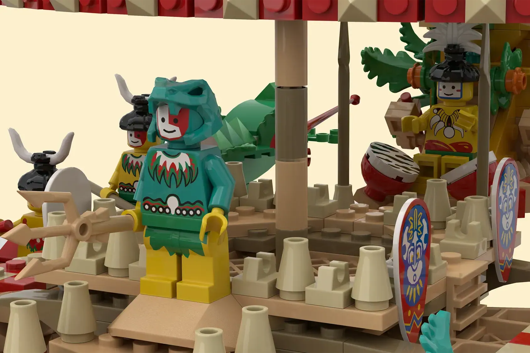 The Spirit of Kahuka, Royal Lego Islanders Catamaran. | LEGO® Ideas