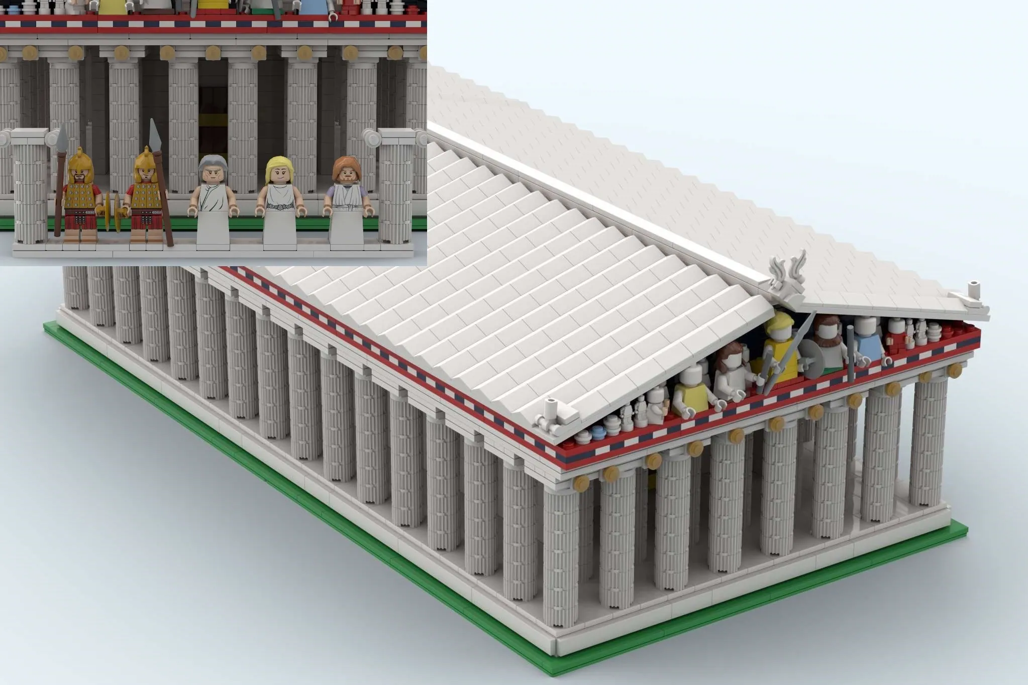 Ancient Greek Temple-the Parthenon | LEGO® Ideas