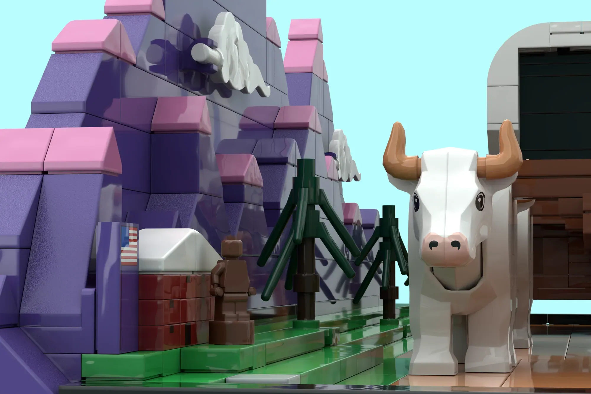 The Oregon Trail Diorama | LEGO® Ideas