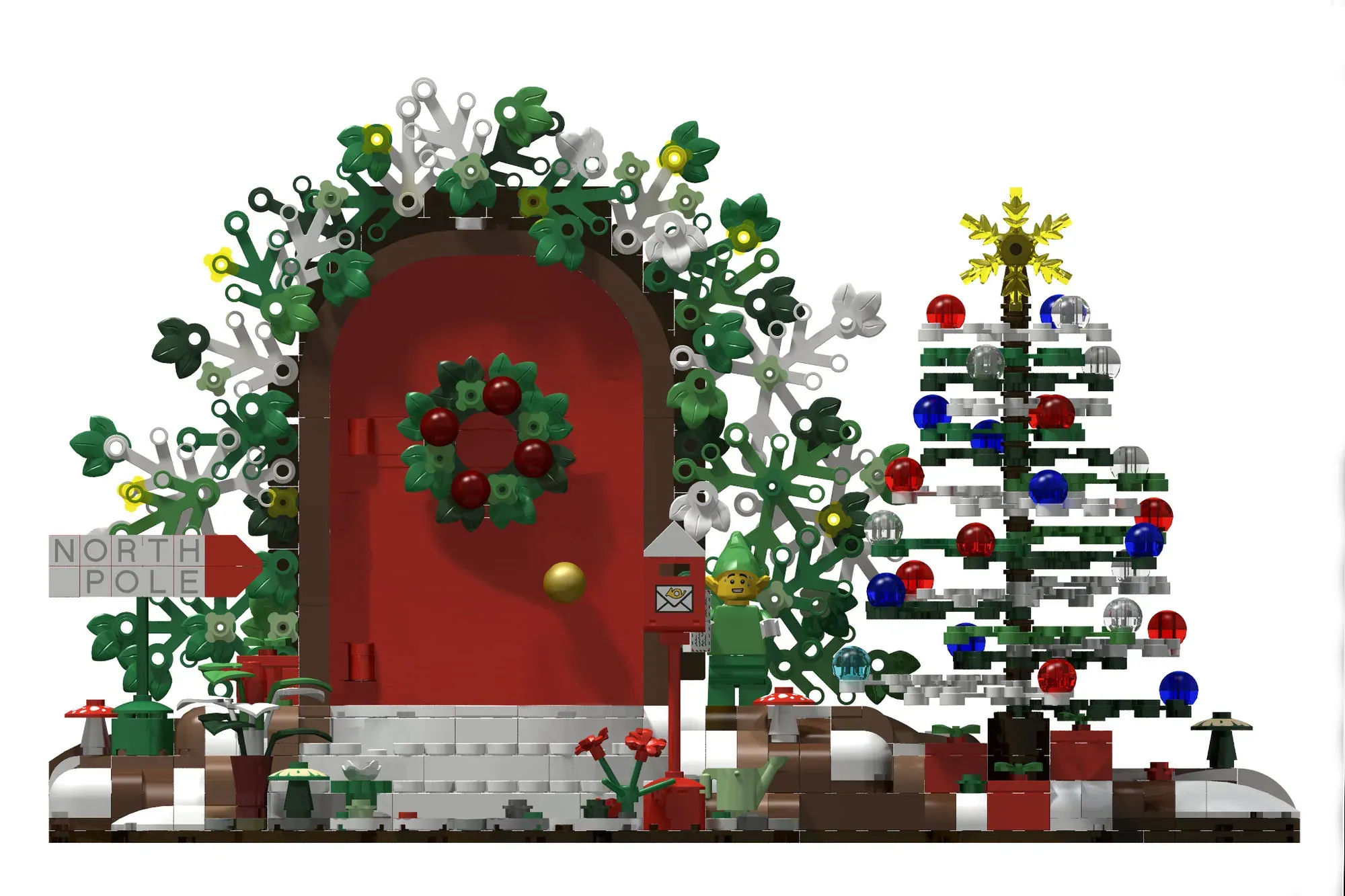 Santa's Little Helper Magical Door | LEGO® Ideas