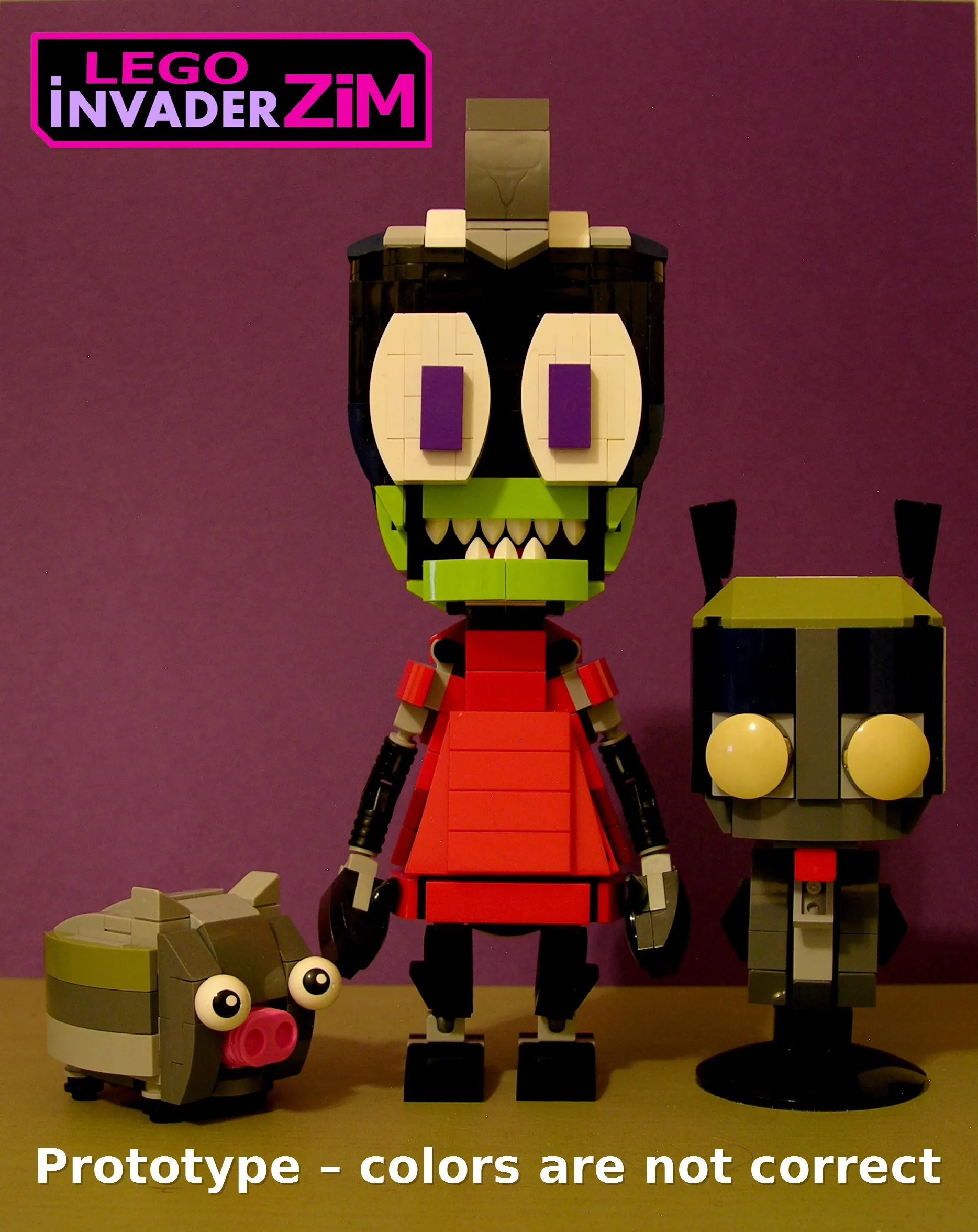 Invader Zim Brick-Built Figures | LEGO® Ideas