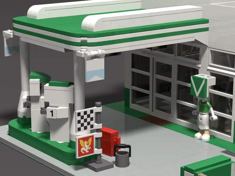 Minishop & Fuel Station | LEGO® Ideas