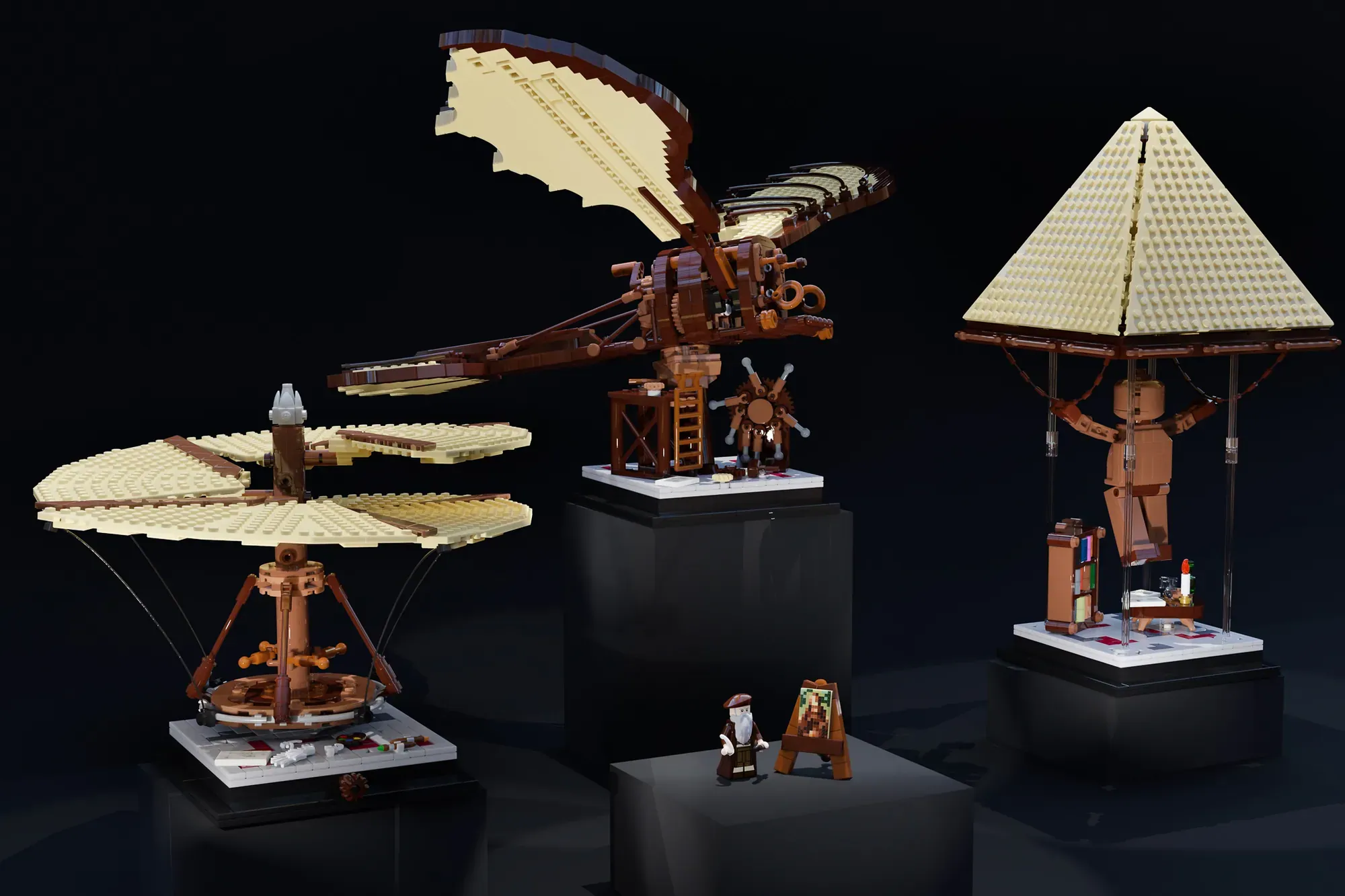 The Flying Inventions of Leonardo Da Vinci | LEGO® Ideas