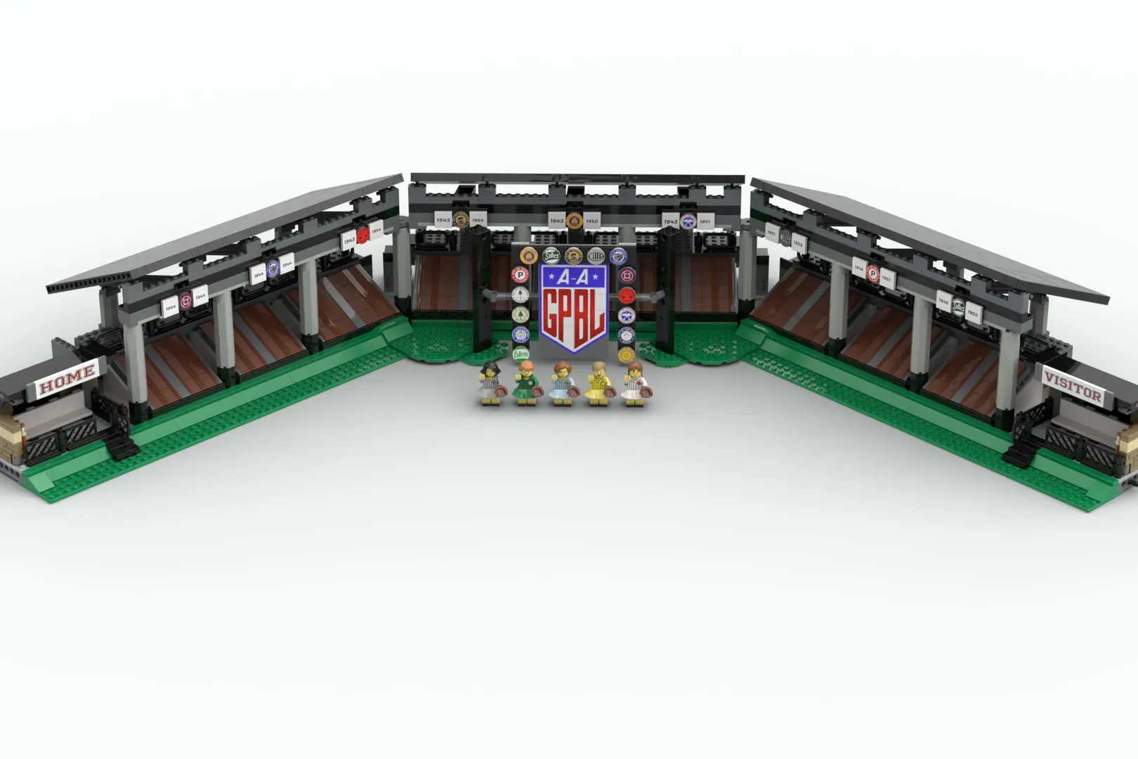 All-American Girls Professional Baseball League Stadium | LEGO® Ideas