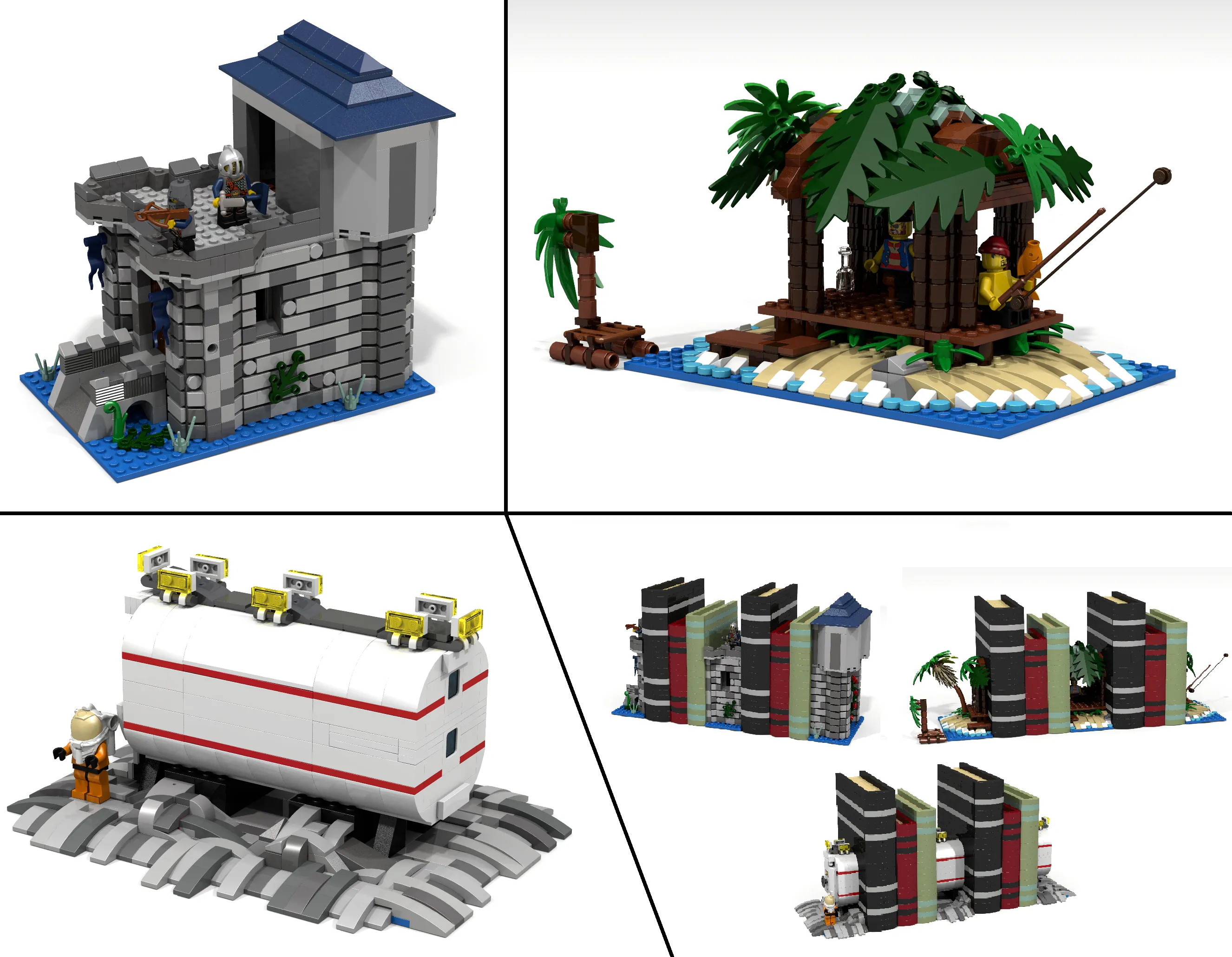 Play And Display Bookends | LEGO® Ideas