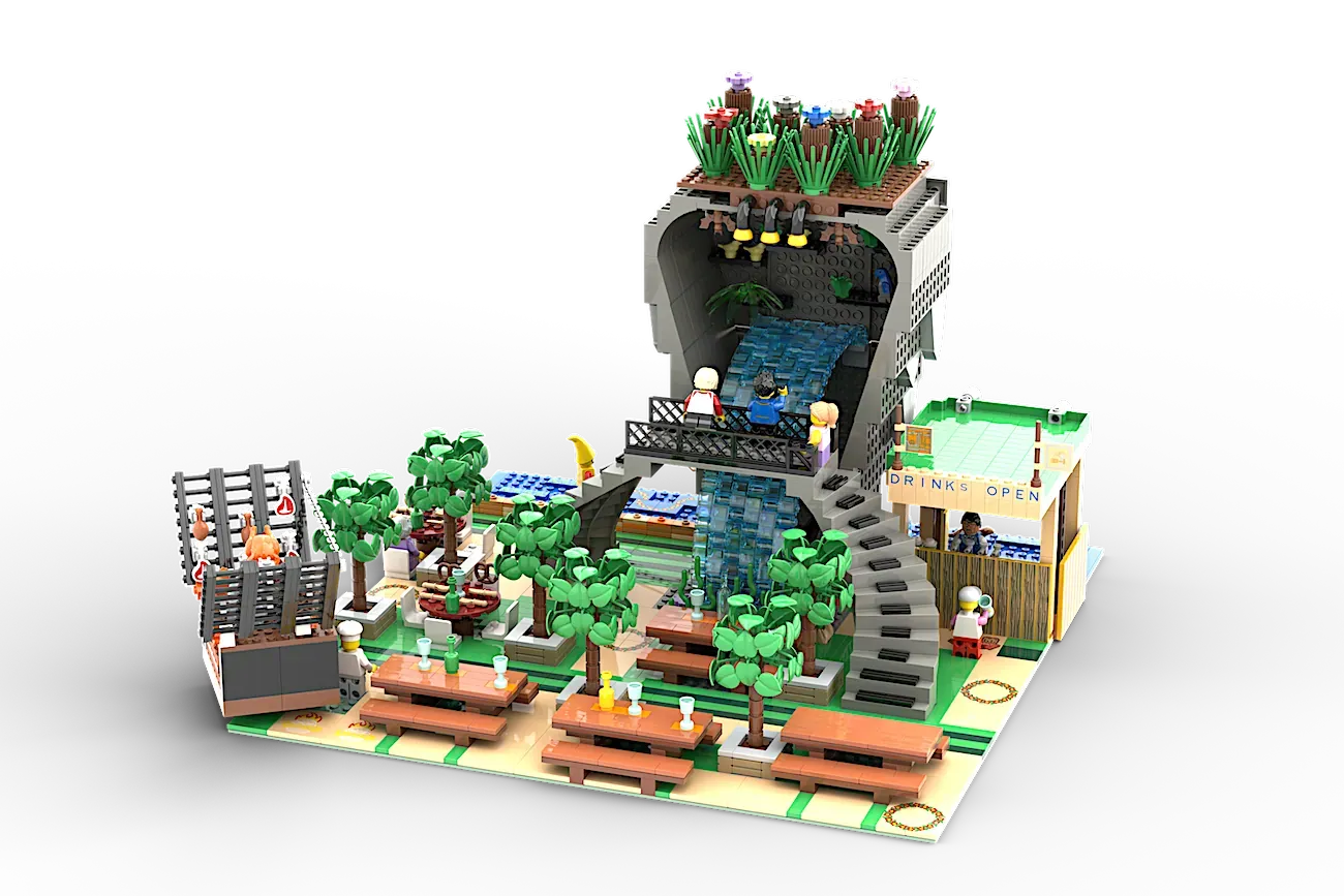 A Cave With Waterfall | LEGO® Ideas