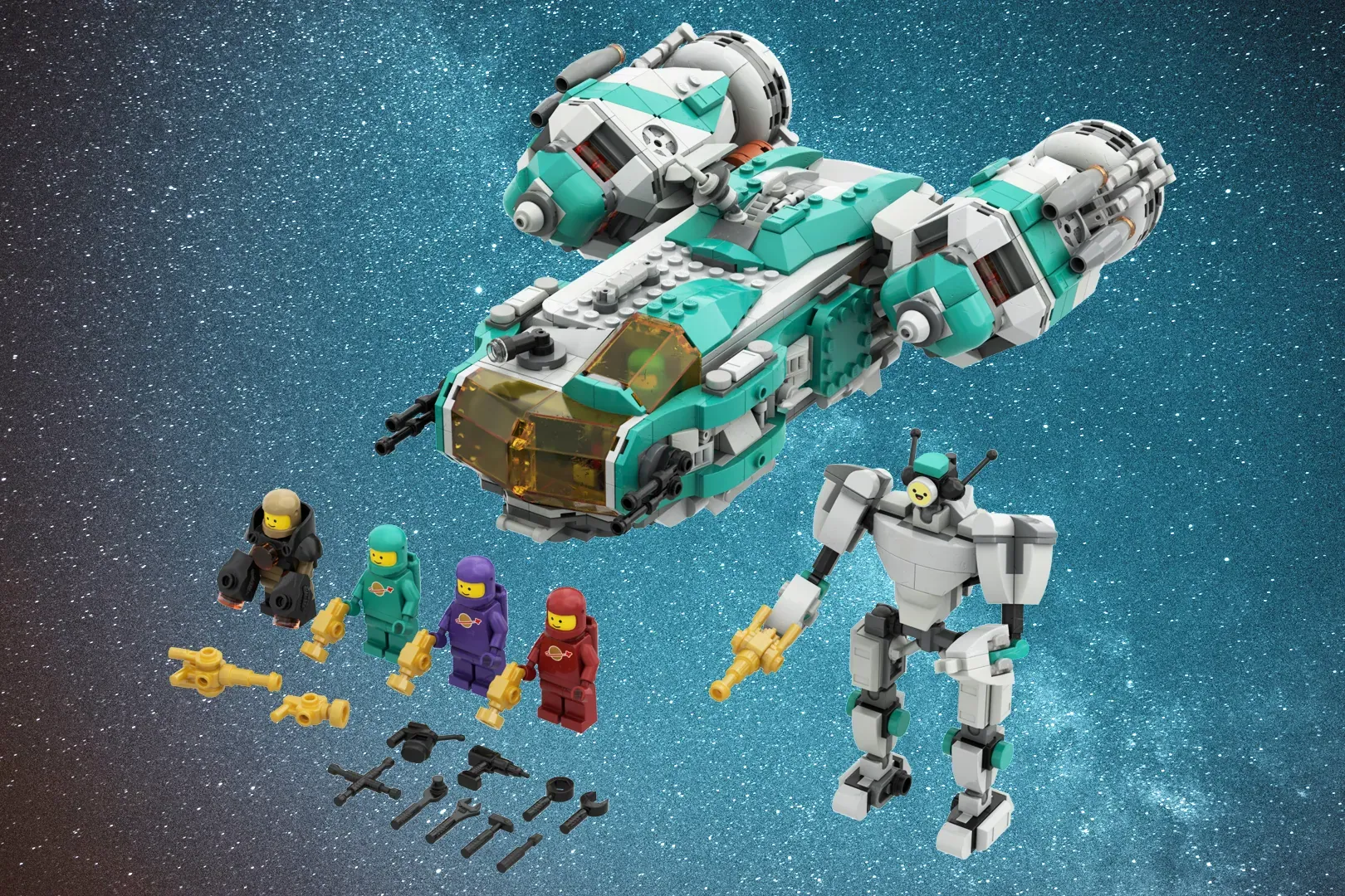 Classic Space Dropship | LEGO® Ideas