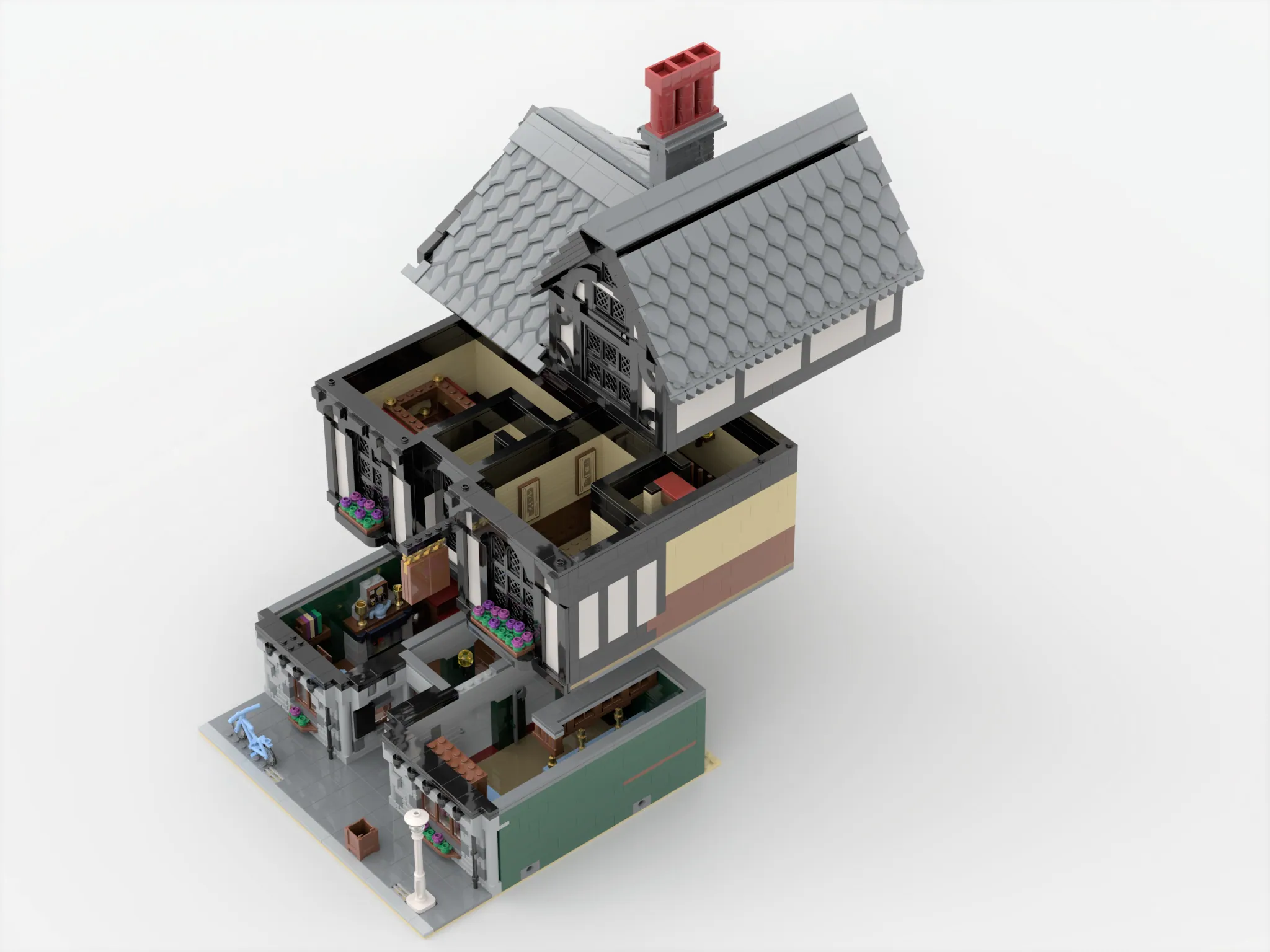 Tudor Hotel Modular Building | LEGO® Ideas